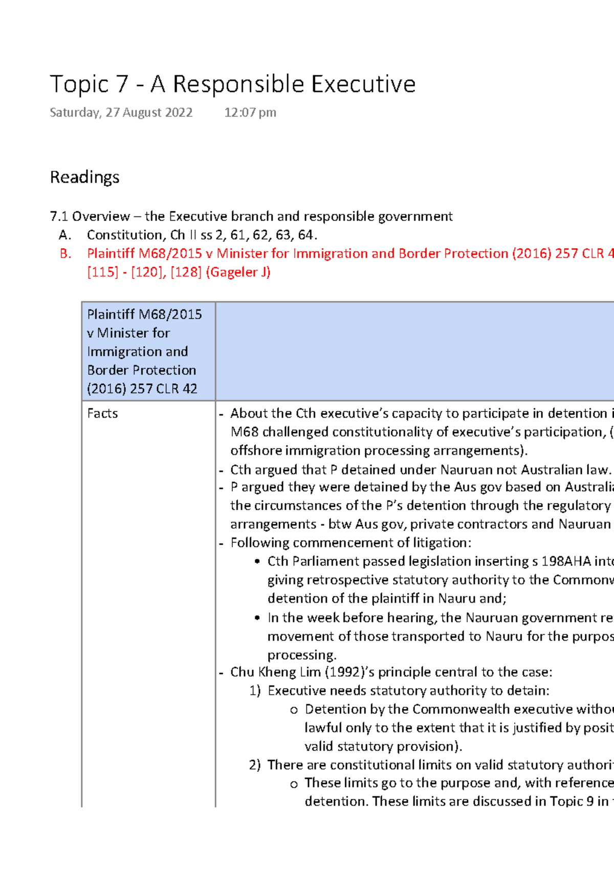 Topic 7 - A Responsible Executive - Readings 7 Overview – the Executive ...