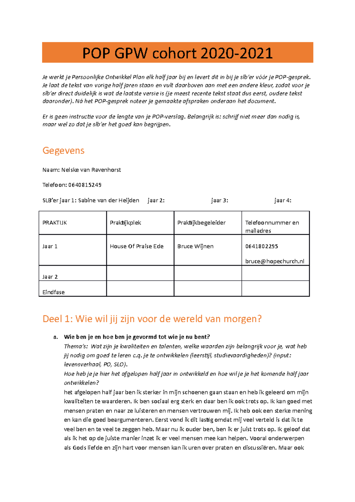 POP cohort 2020-2021 slo volledig zelf invullen - POP GPW cohort 2020 ...