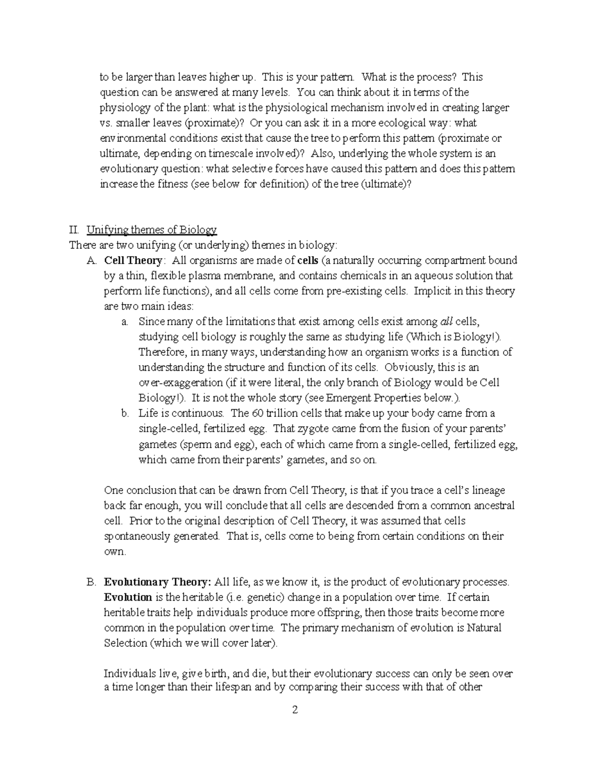 1-2 - Armstrong: Unit 1 - to be larger than leaves higher up. This is ...