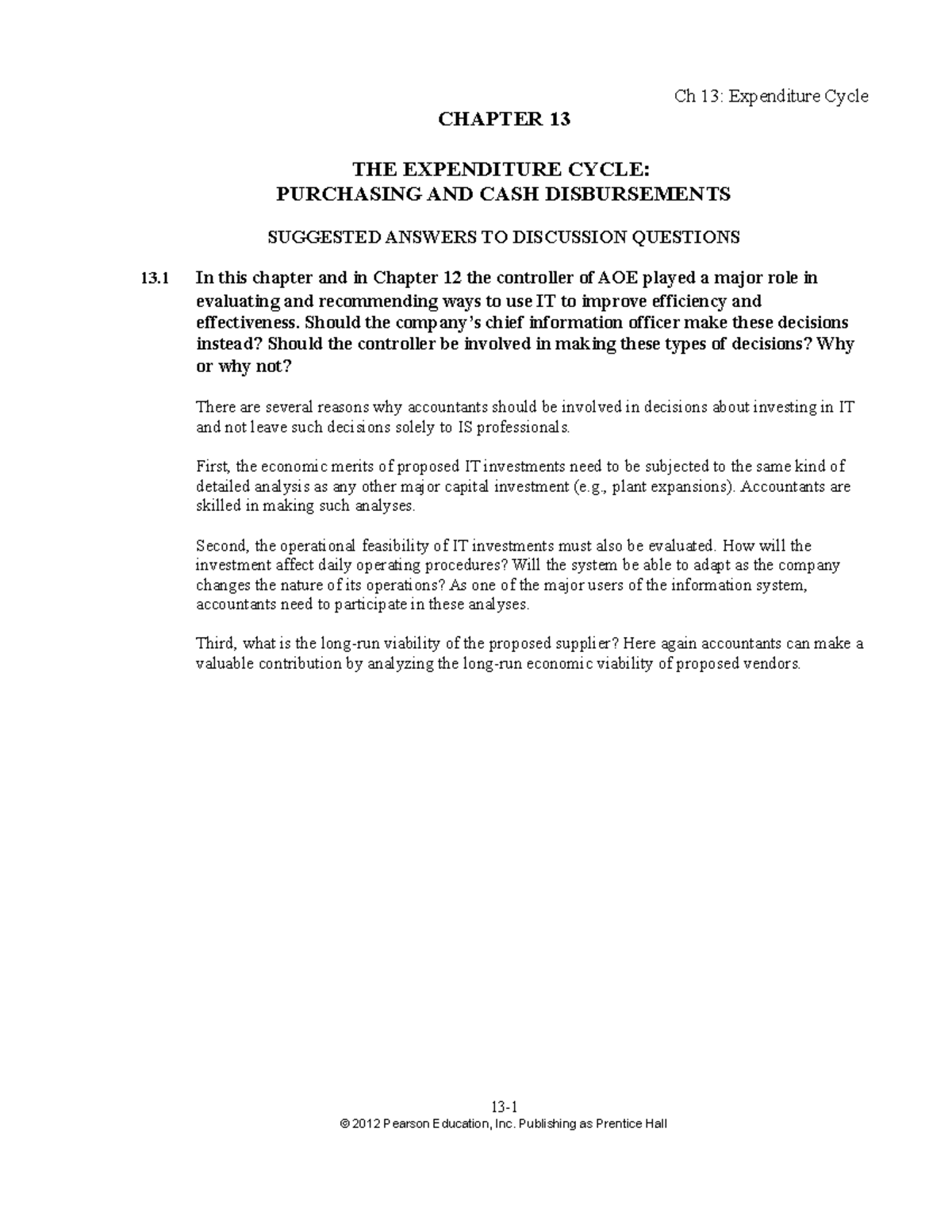 Rais 1 2 SM CH 1 3 - summary - Warning: TT: more functions defined than expected Ch 13 ...