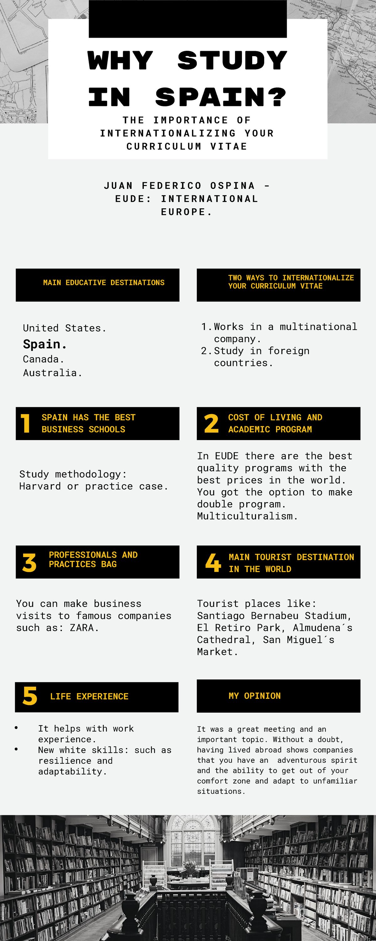 Why study in spain - Why study in spain? T H E I M P O R T A N C E O F I N T E R N A T I O N A L ...
