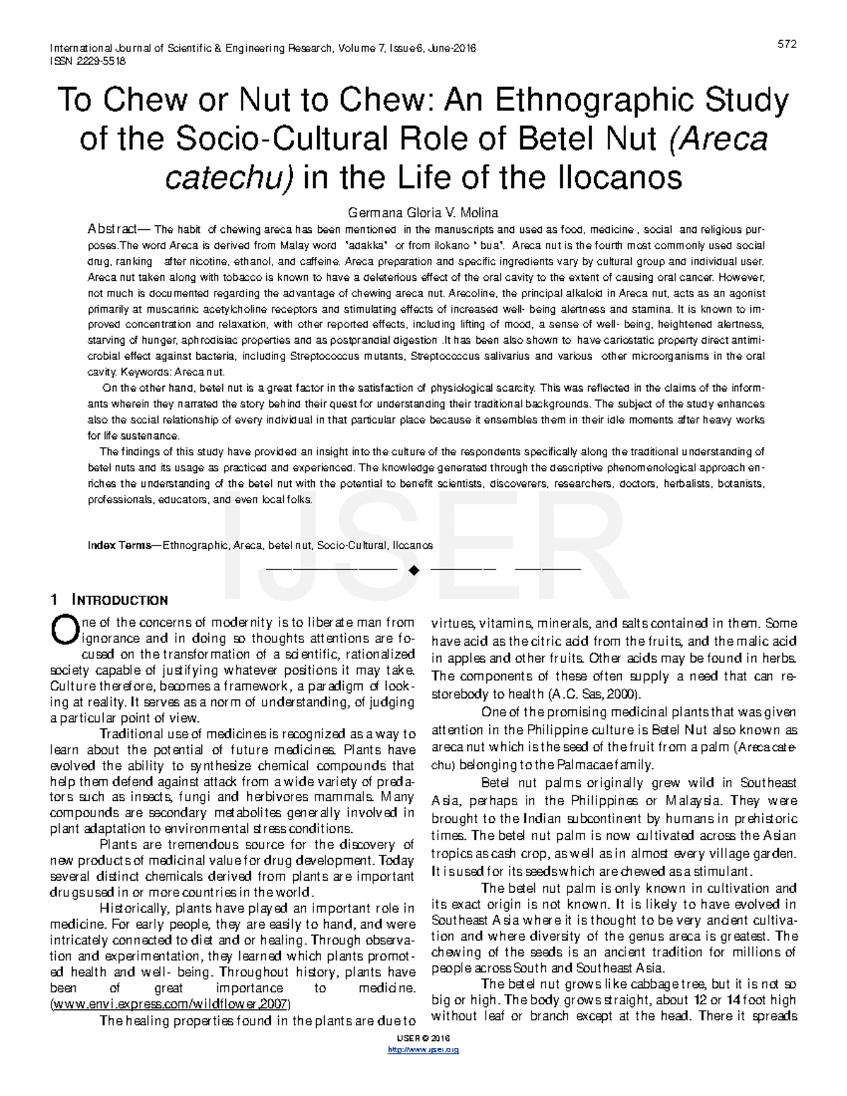 To Chew or Nut to Chew An Ethnographic Study of the Socio Cultural Role ...