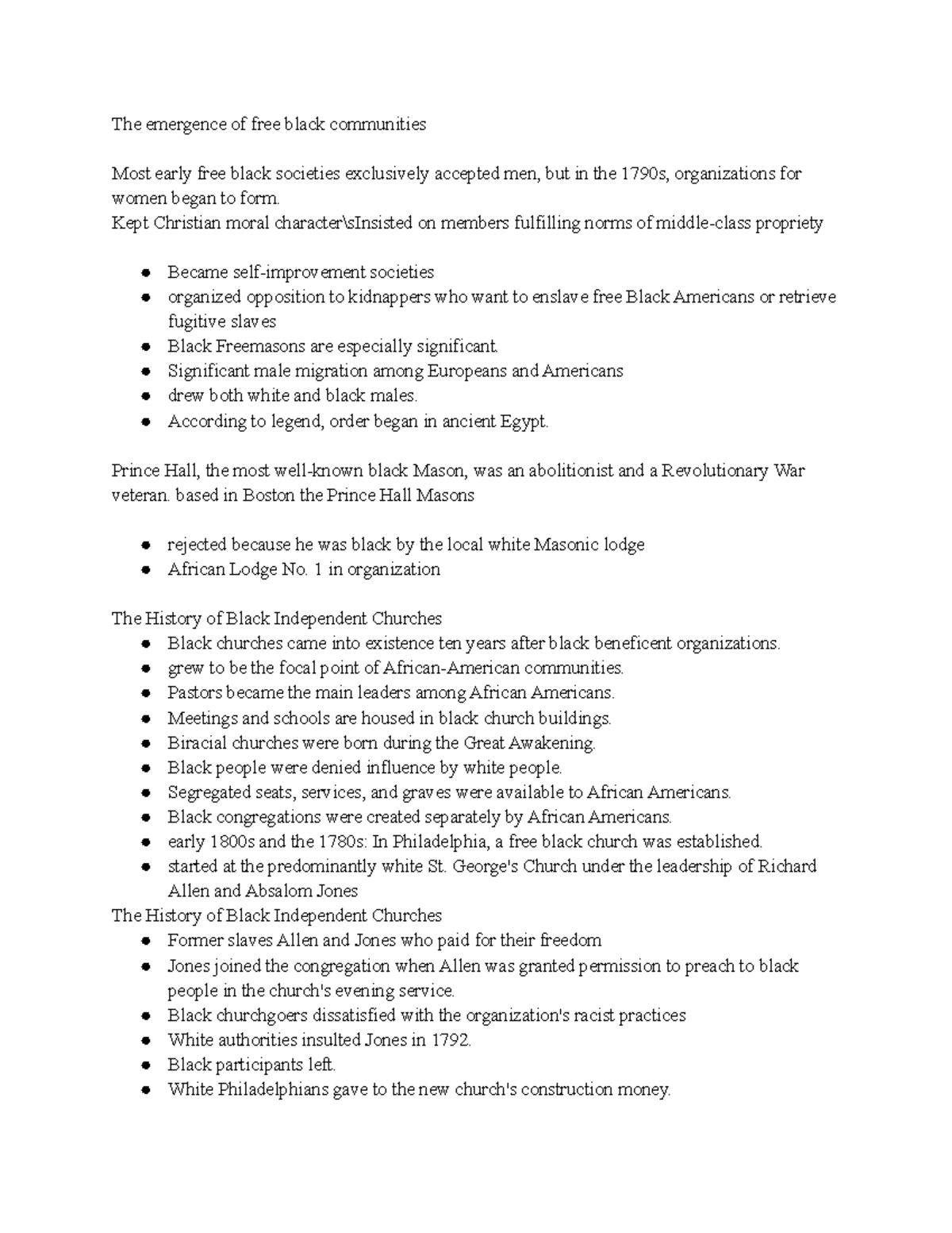 African American History- In the new republic part 1 - The emergence of ...