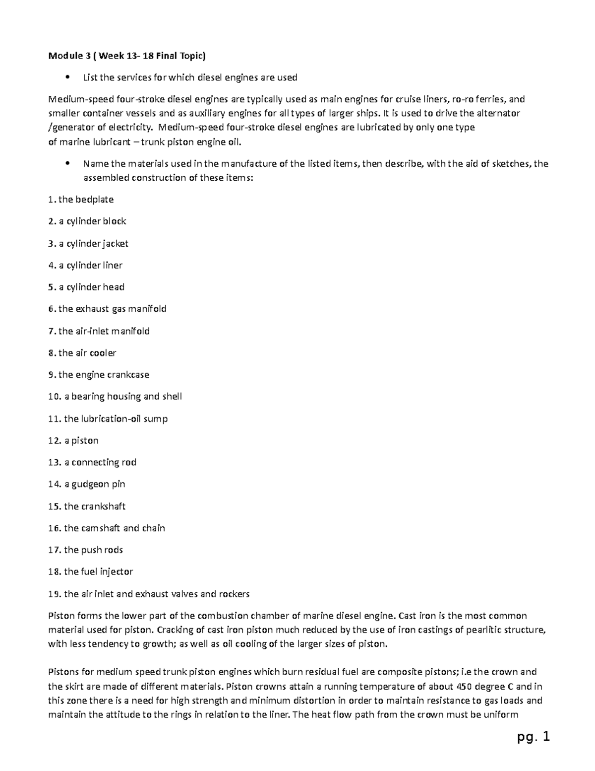 Final-Edited - Module 3 ( Week 13- 18 Final Topic) List the services ...