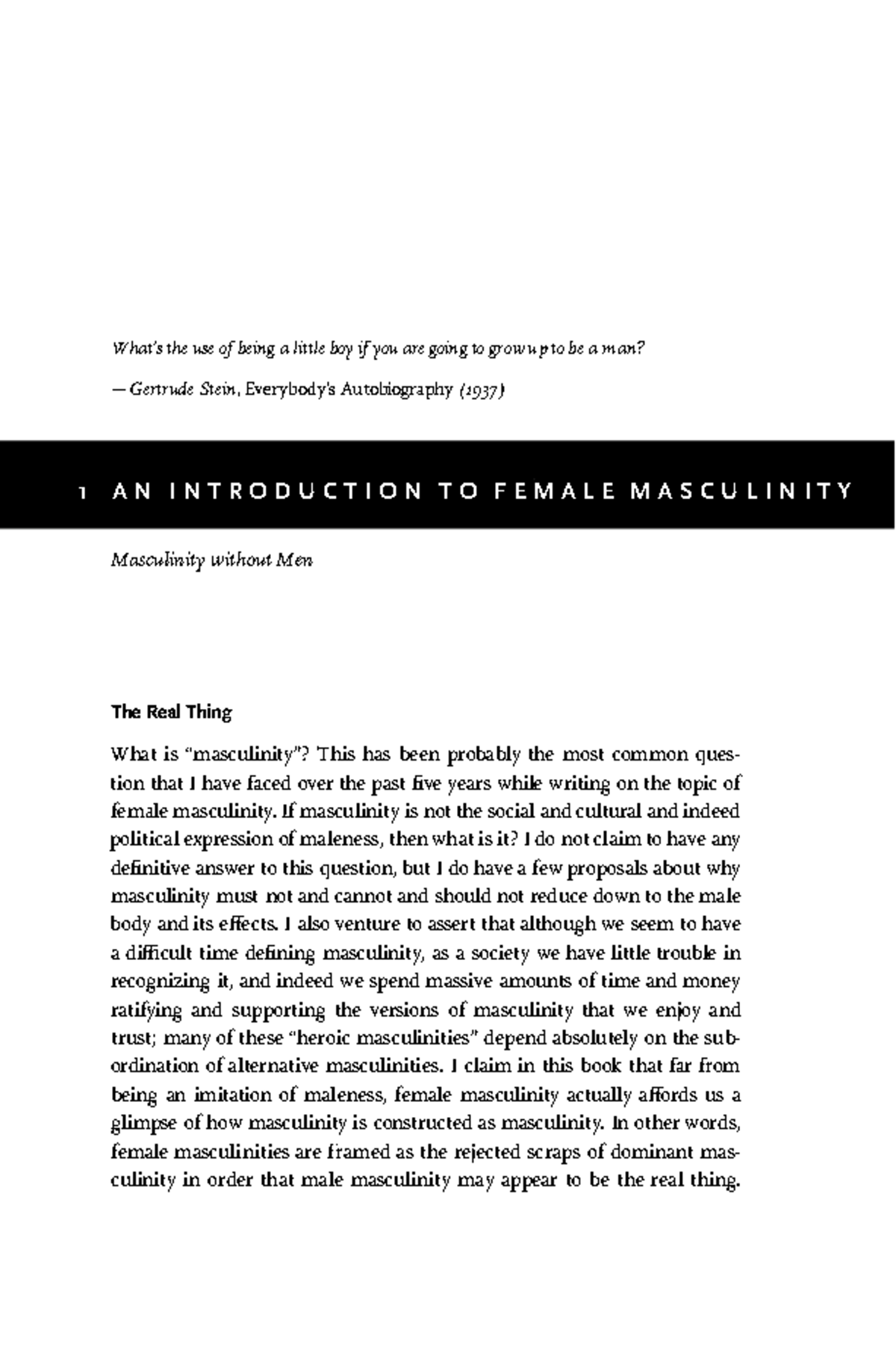 female-masculinity - What's the use of being a little boy if you are ...