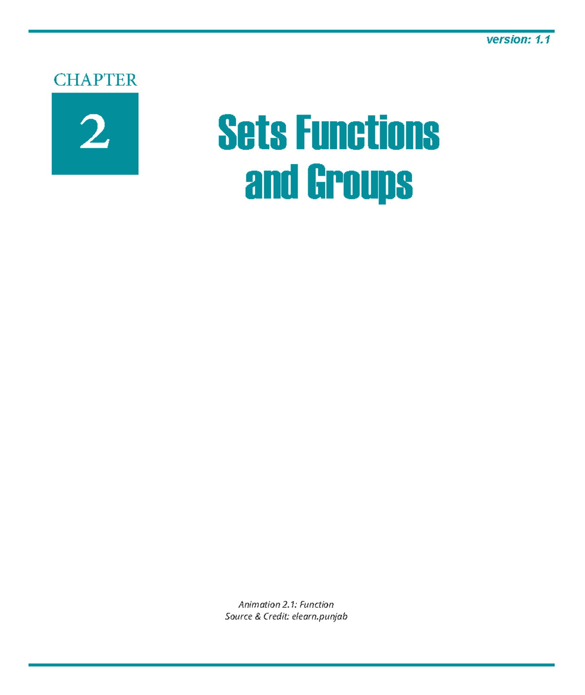 636939208572588805-0-books - CHAPTER 2 Sets Functions and Groups version: 1. Animation 2 ...