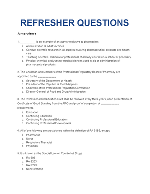 CLIN PHAR M1 - Clinical Pharmacy notes M1 - CLINICAL PHARMACY ...