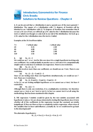 Tutorial 3 problem set - fina 2330 Financial Markets and Institutions ...