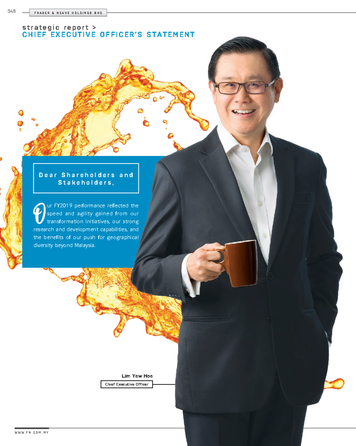 Ar2019-management - REPORTT - Chief Executive Officer Lim Yew Hoe W W W ...