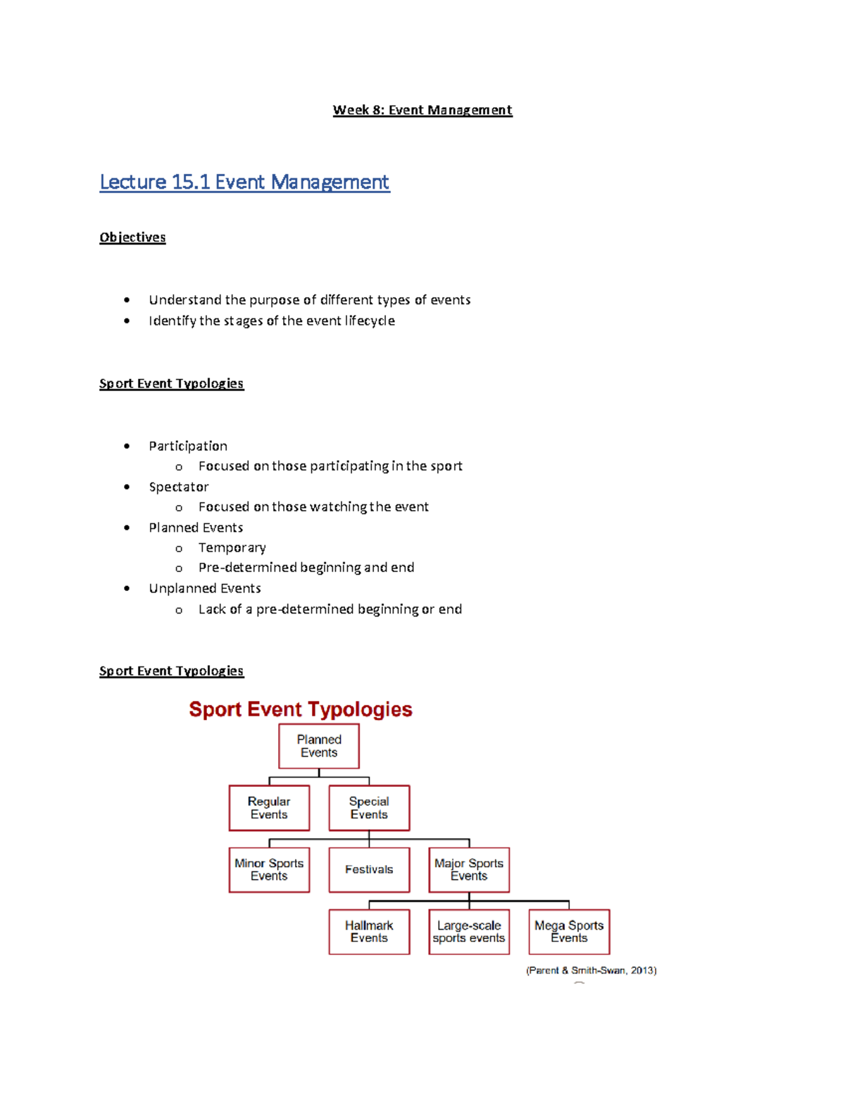 Lecture 8 Event Management - Week 8: Event Management Lecture 15. 1 ...
