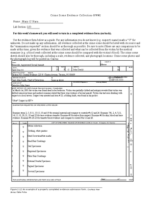 Fingerprint Lab Report - Case # 2017-420-FILL IN YOUR CASE NUMBER Page ...