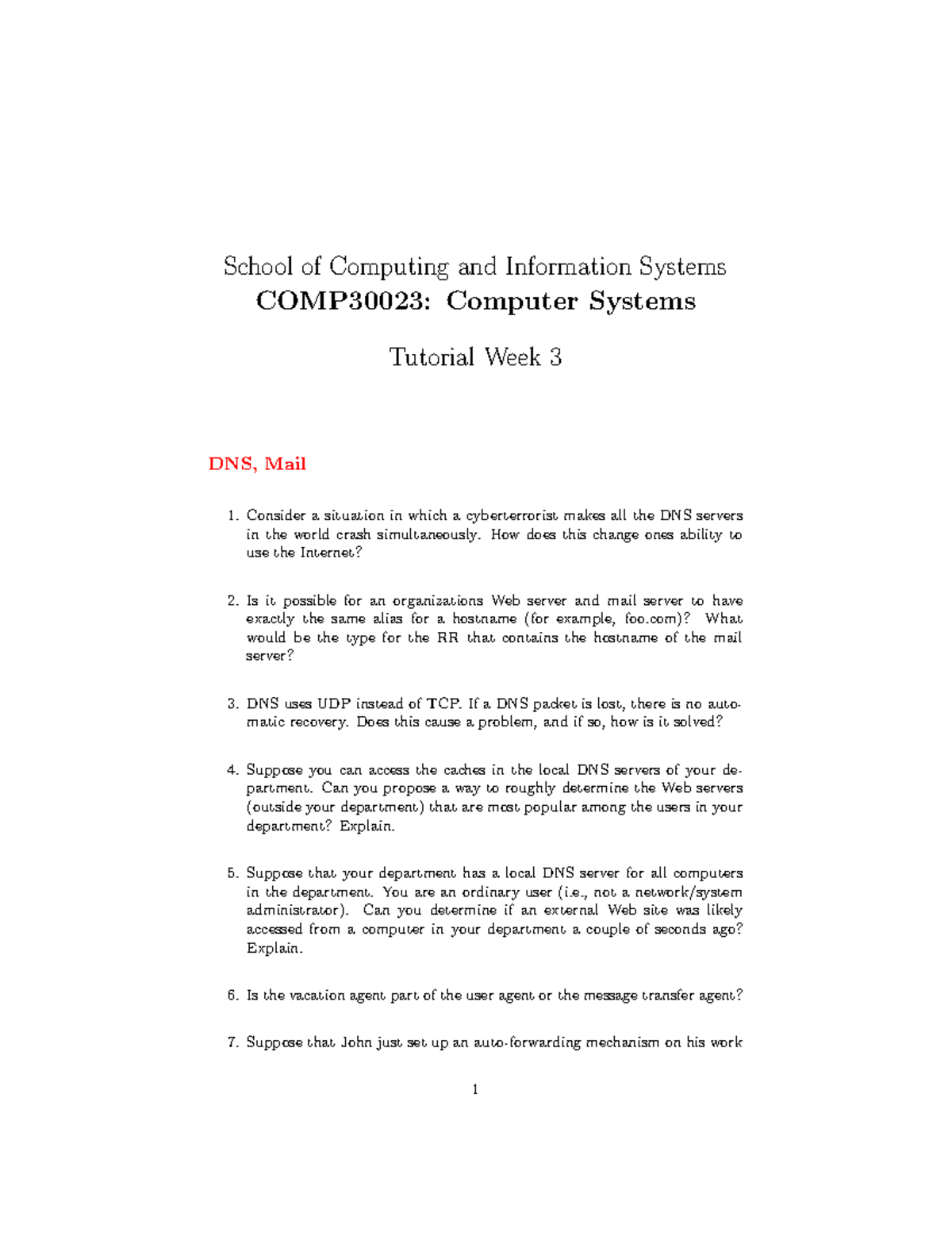 Tutorial-3-questions - School of Computing and Information Systems ...