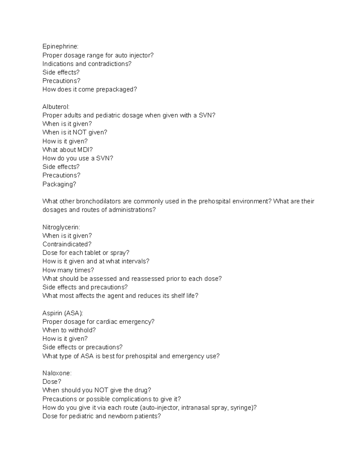 Drugcards - Epinephrine: Proper dosage range for auto injector ...