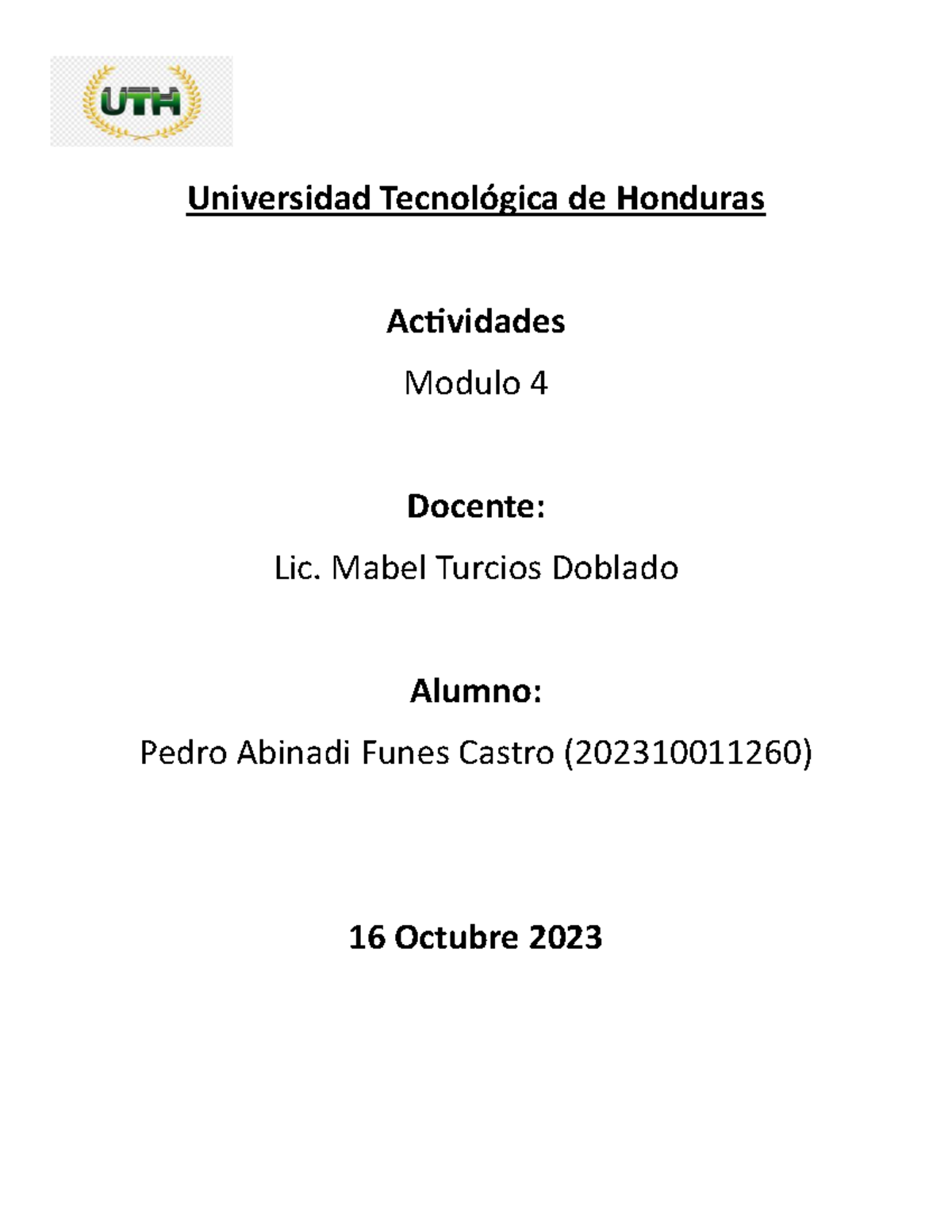 Traea modulo 4 - material de trabajo - Universidad Tecnológica de ...