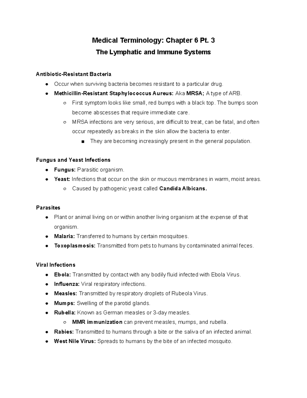 Med Terms Ch 6 Pt 3 - The Lymphatic and Immune Systems - Medical ...