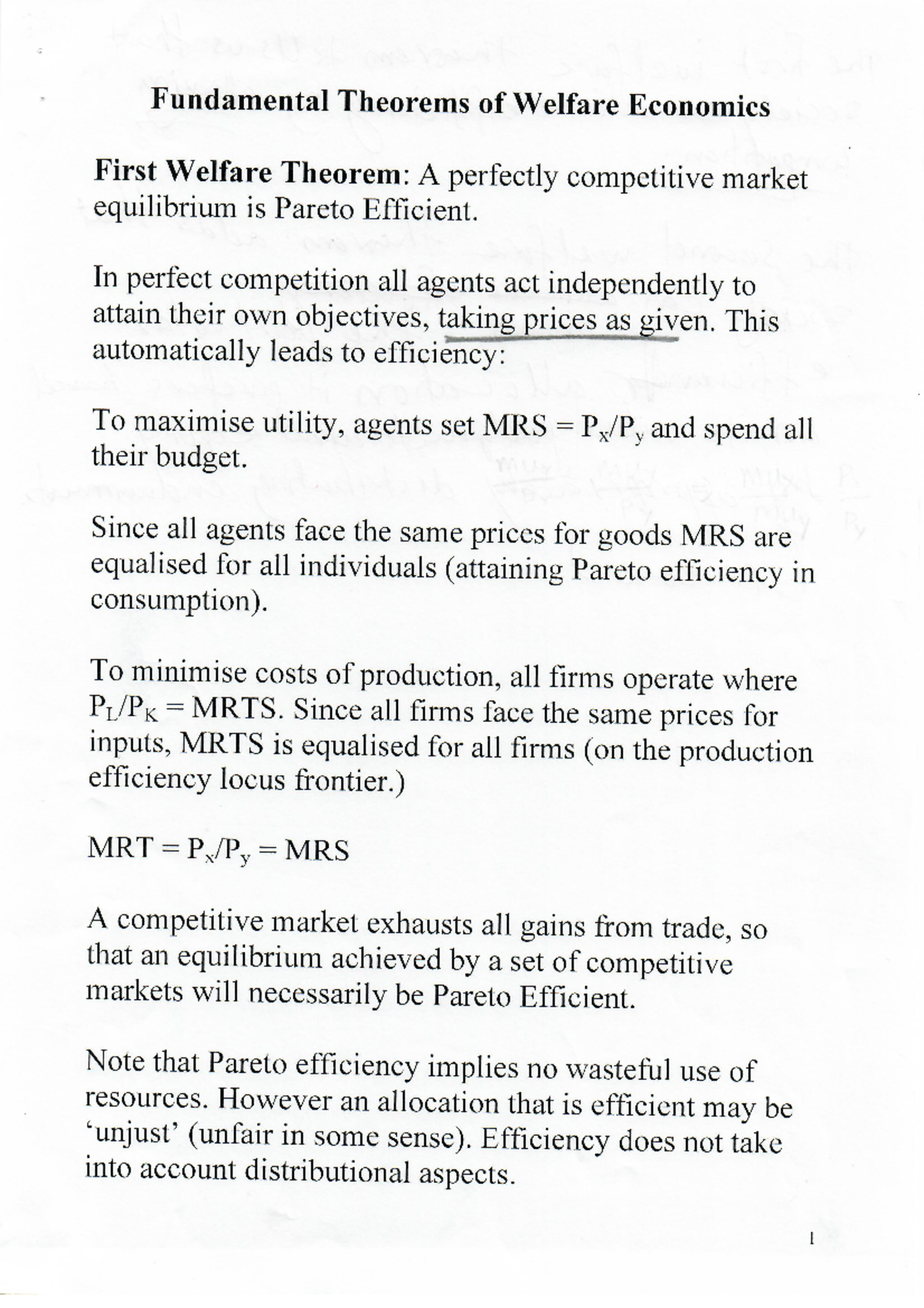 2a-Fundametal Theorem of Welfare Economics Diagrams(1) - Information ...