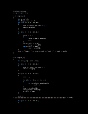 c++ Lab2_operators answers - #include #include using namespace std; void program_1() { const ...