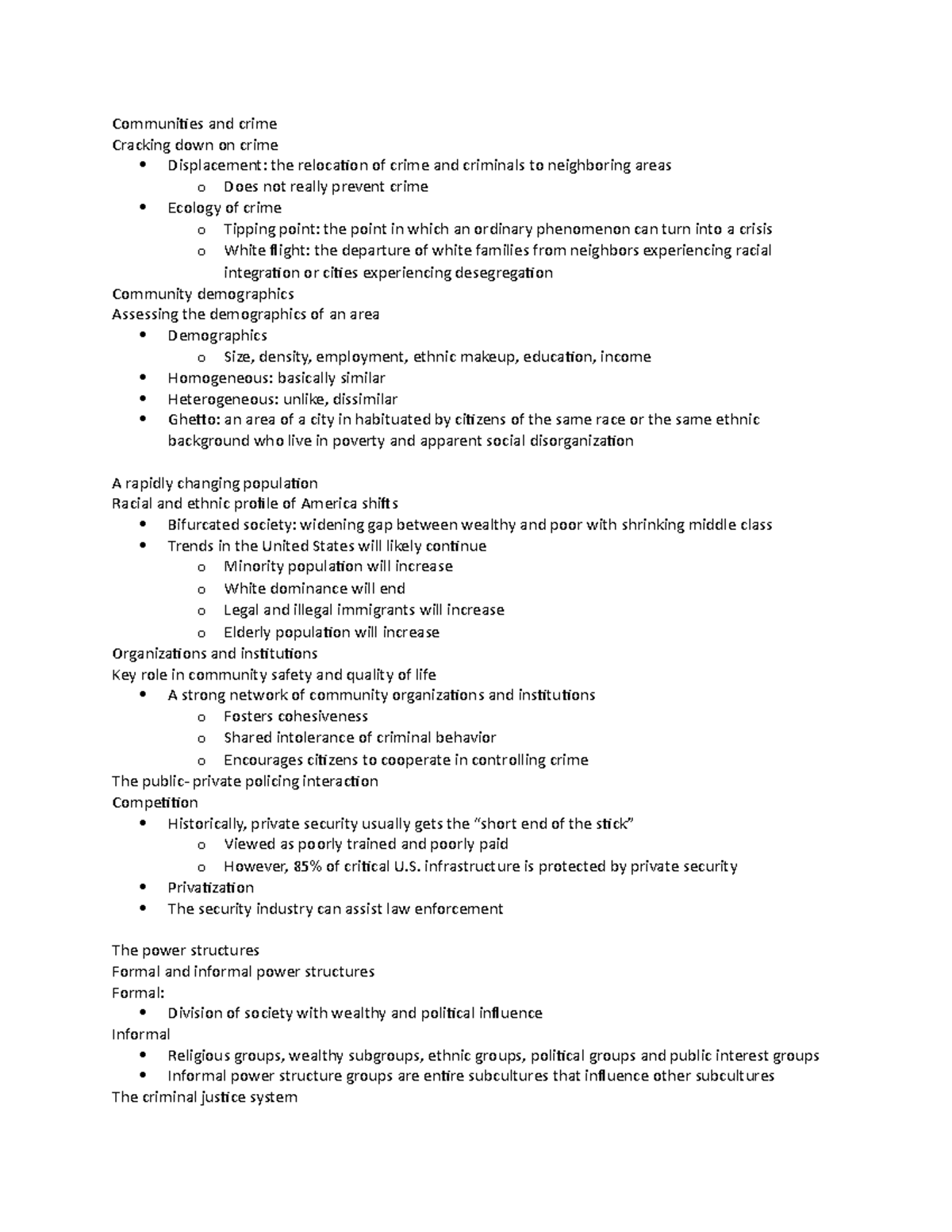 Police notes - Communities and crime Cracking down on crime ...