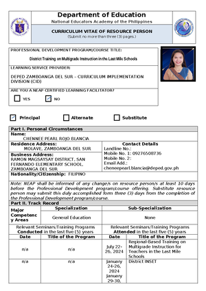 PSA - SAMPLE BEHAVIORAL LESSON PLAN - Republic of the Philippines ...