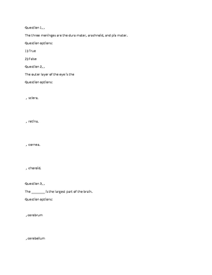 Week 1 Assignment SC2110 - Question 1, , 2 2 points Which study uses ...