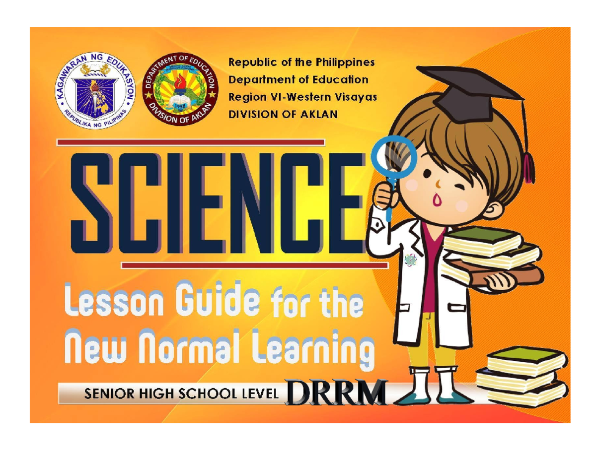 LS DRRM SHS - Learning Materials - LESSON GUIDE FOR THE NEW NORMAL ...
