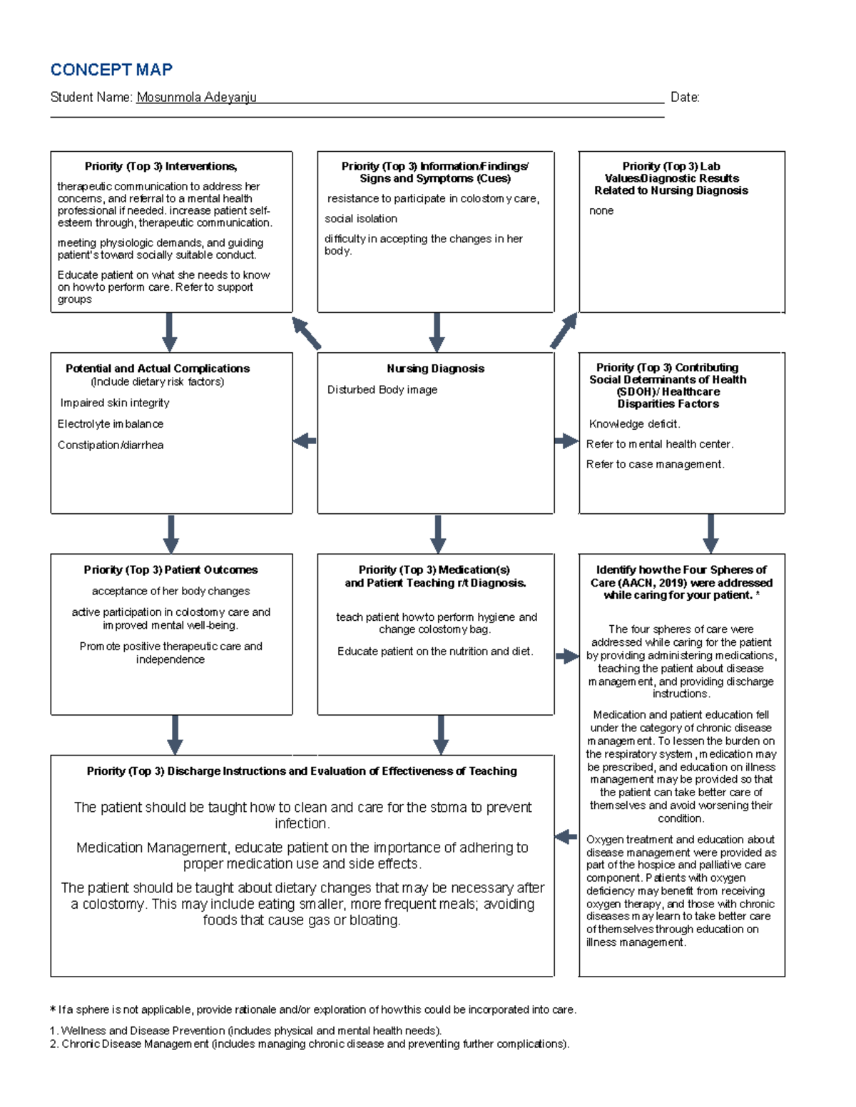 Mei Sato Concept Map - Assignment - CONCEPT MAP Student Name: Mosunmola ...