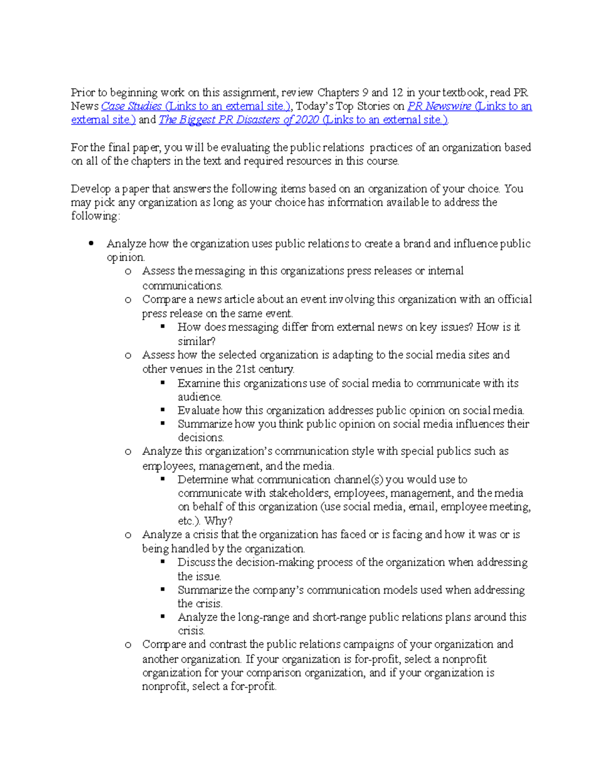 Cdg318wk5 assingment instructions - Prior to beginning work on this ...