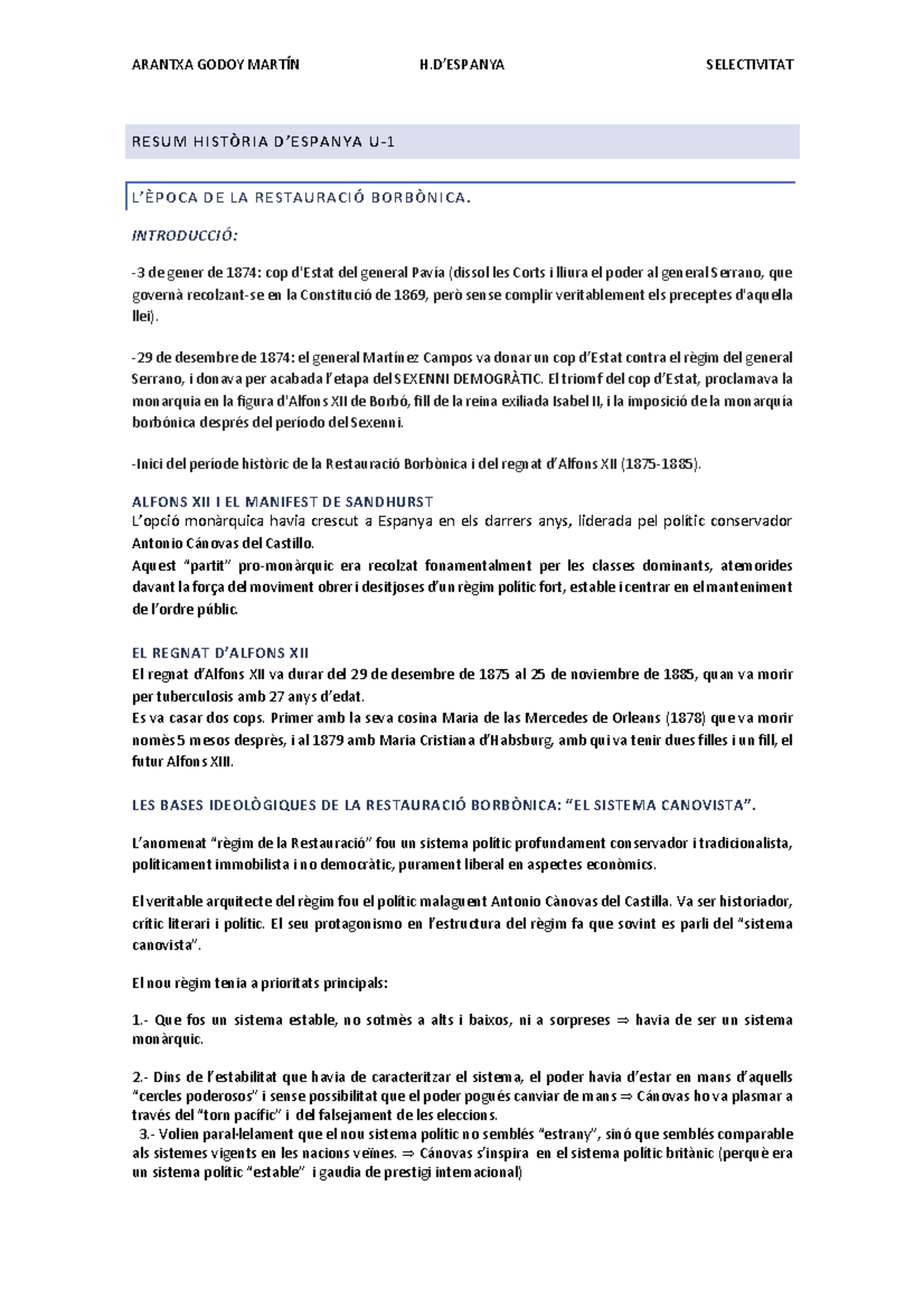 Resum Hist RIA U1 Summary Of The First Unit Of Spain History RESUM resum-hist-ria-u1-summary-of-the-first-unit-of-spain-history-resum