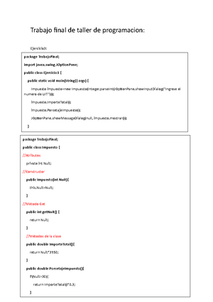 Proyecto final taller de programación - “APLICACIÓN JAVA QUE PERMITE LA GESTIÓN DE VENTAS DE UN ...
