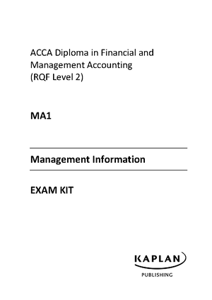 MA2-BPP Kit-2017 - Kit - Visit AMATERIALHUB for Latest And Free ACCA ...