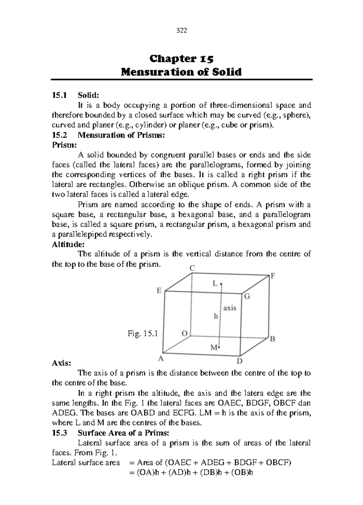 Chapter 15 - practice - Applied Math Mensuration of Solid Chapter 15 ...