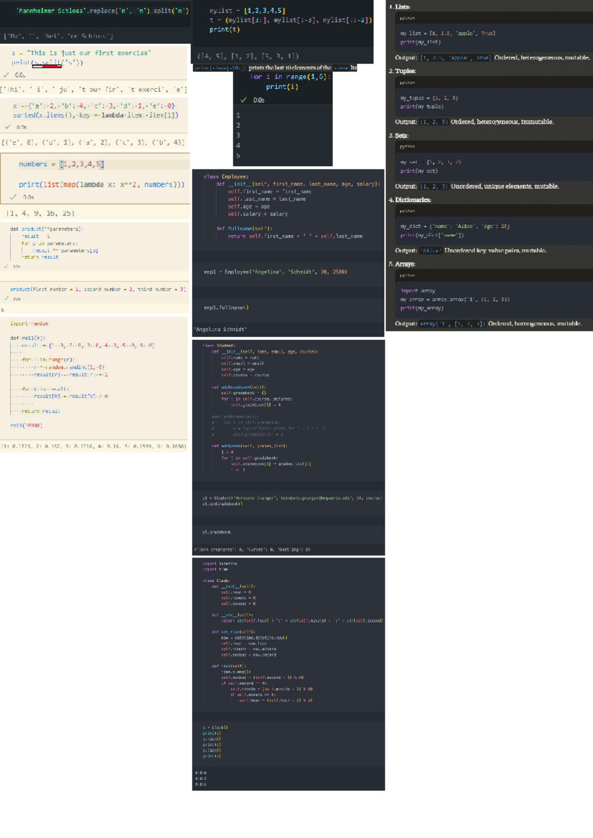 Python cheat sheet - scientific programming of python - Studocu