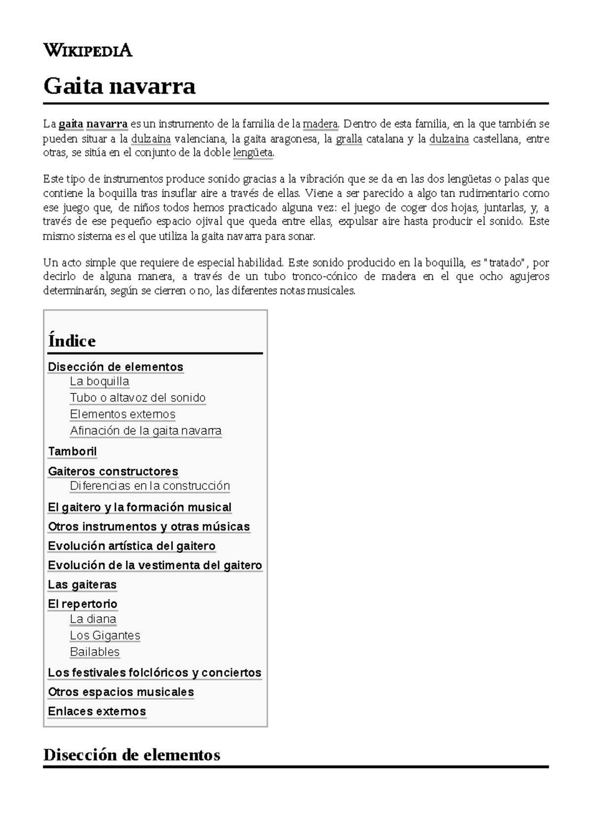 Gaita navarra - e.g. Bioquímica, Derecho Administrativo I - Gaita ...