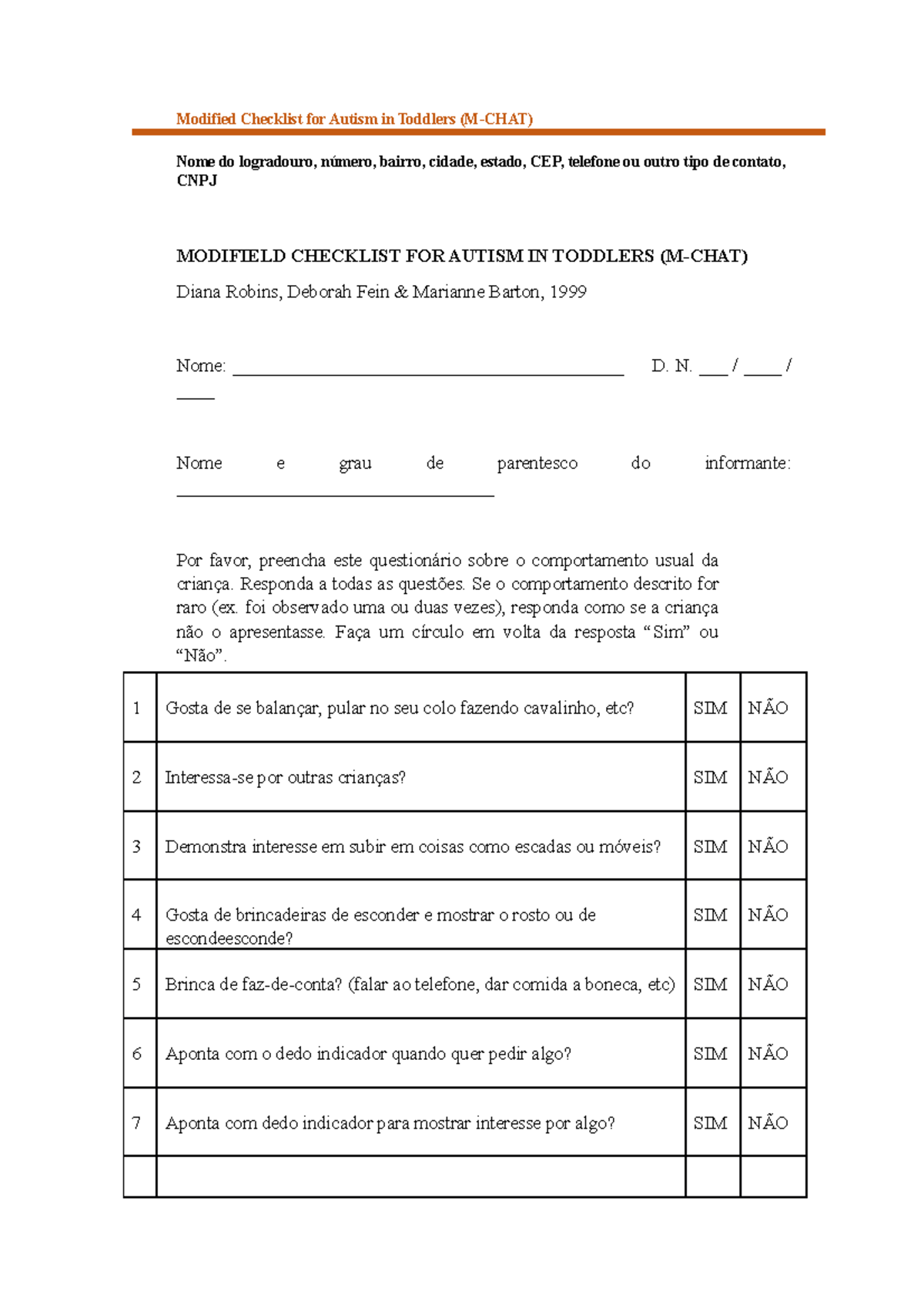 Modified+Checklist+for+Autism+in+Toddlers+(M-CHAT)++ - Modified ...