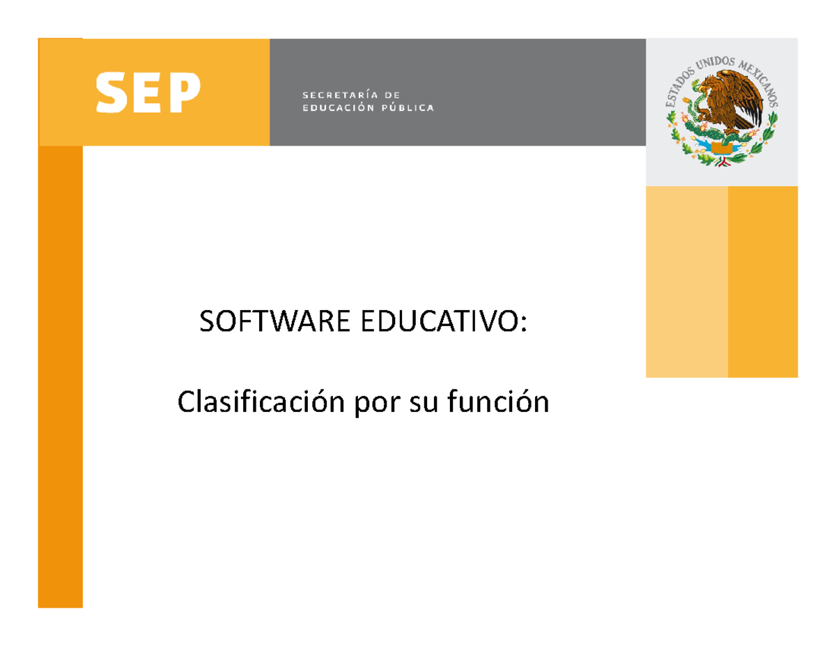 Software educativodgespe 1 - SOFTWARE EDUCATIVO: Clasificación por su ...