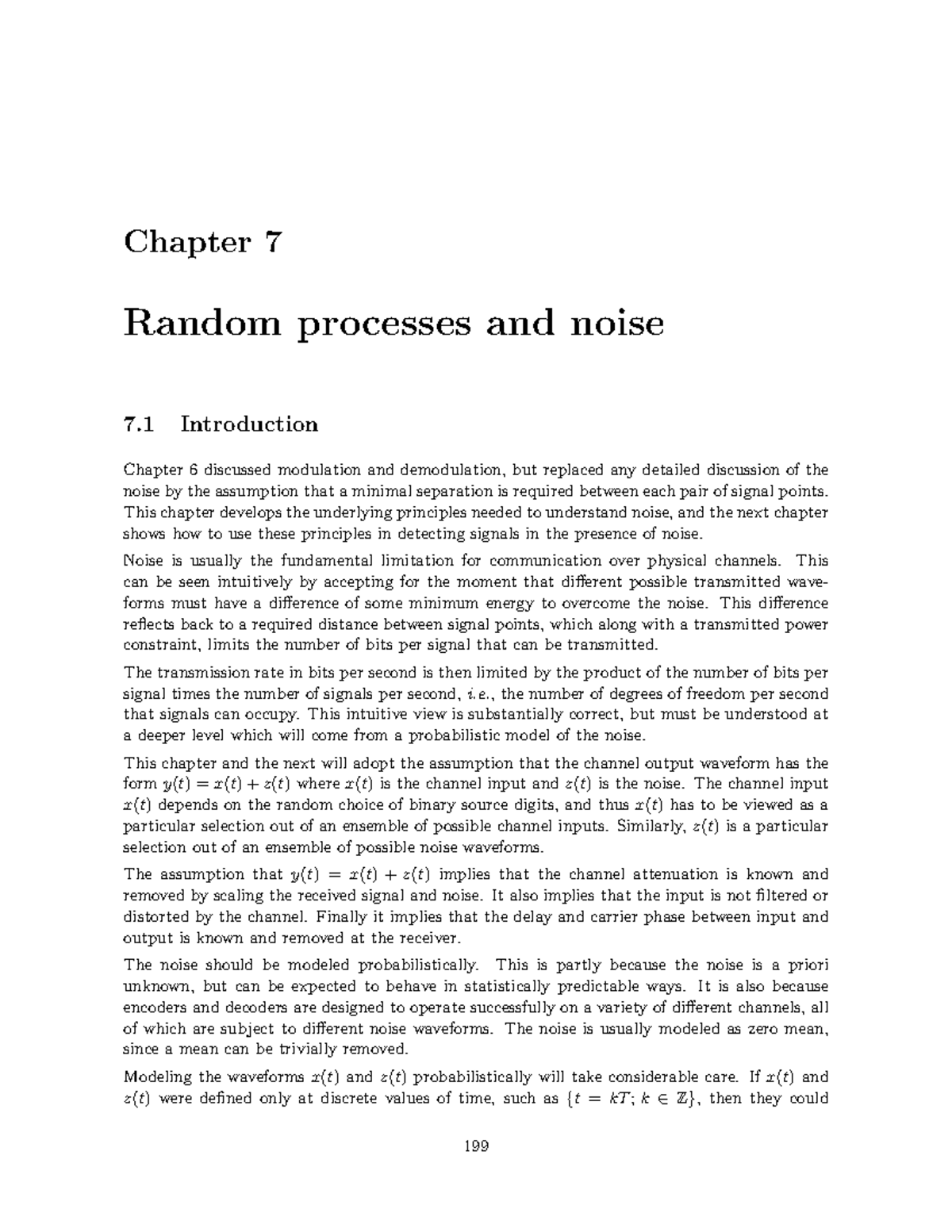 Random processes and noise - This chapter develops the underlying ...