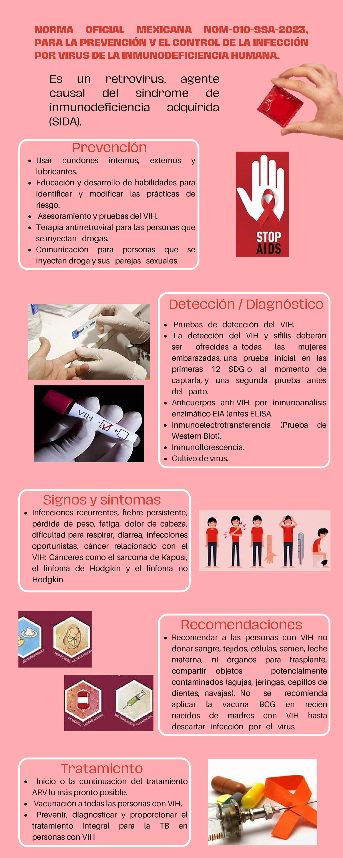 NOM-010-1 - Información breve y clara. - Usar condones internos ...