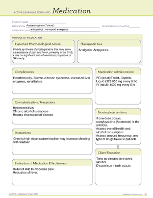 Active Learning Template medication Tranexamic acid - ACTIVE LEARNING ...