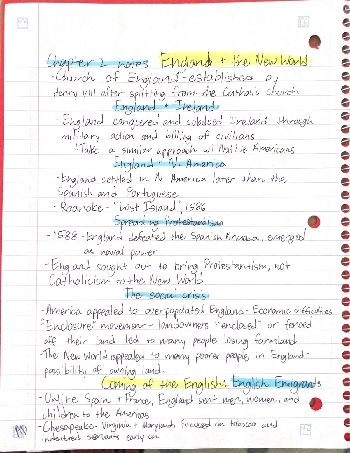 Give Me Liberty! Chapter 2 Outline - 54 Chapter 2 notes England the New ...