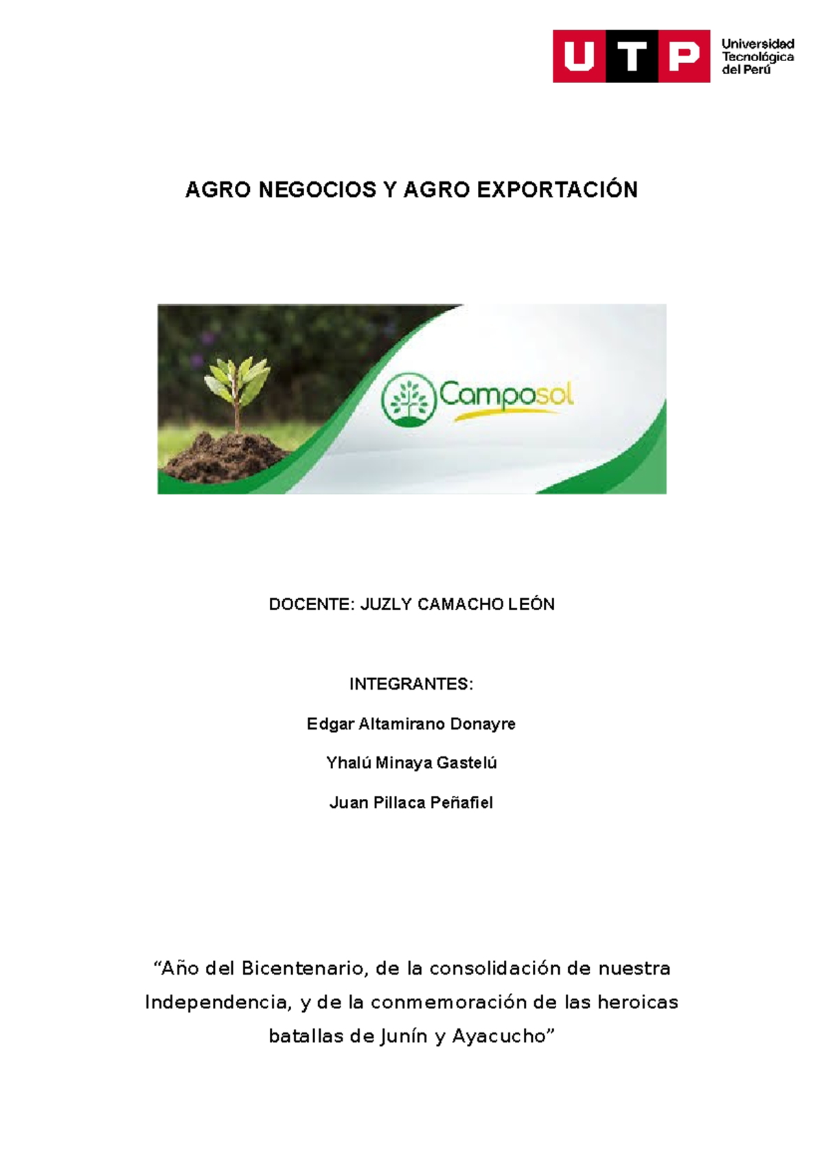 TA3 Empresa Camposol(tomates orgànicos) - AGRO NEGOCIOS Y AGRO ...