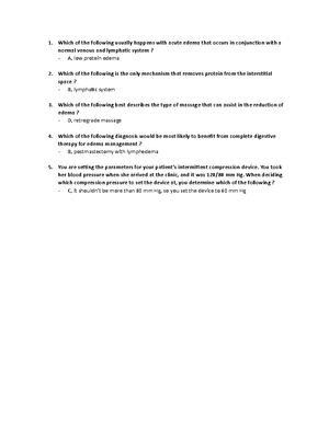 Chapter 20 Lecture Study Guide - Chapter 20 (Vessels & Circulation ...