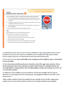 NEA2 - food tech for gcse - SECTION A For the purpose of NEA2 I have ...