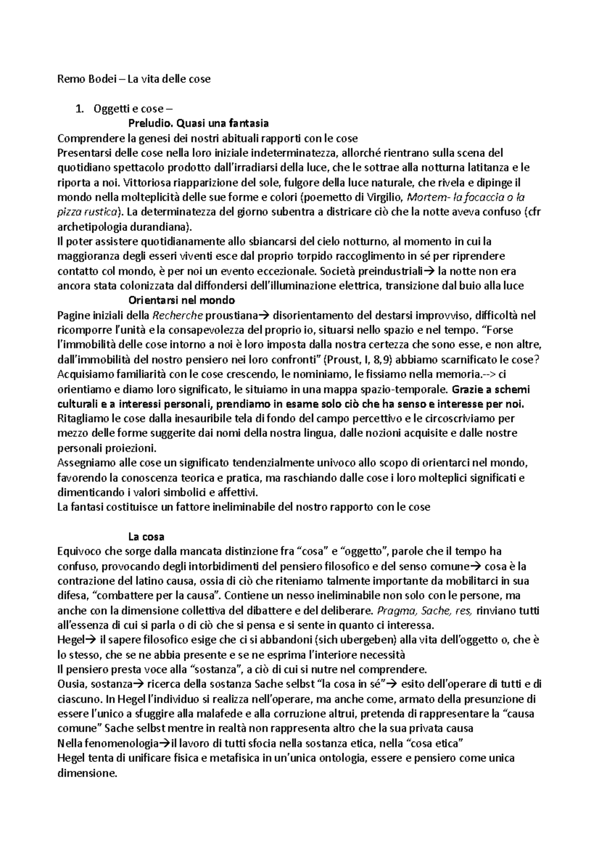Foucault - Archeologia del sapere I-V - Remo Bodei – La vita delle cose ...