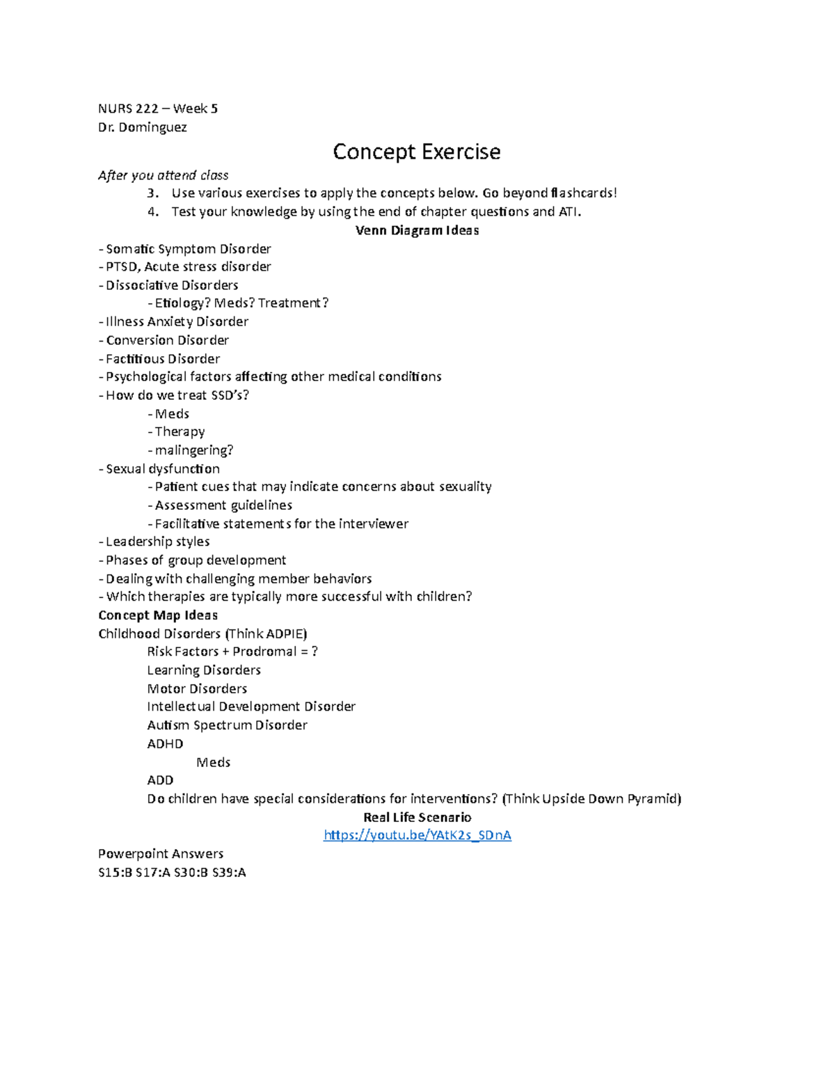 Concept+Exercise+W5 - PTSD, acute stress disorder, meds, concept map ...