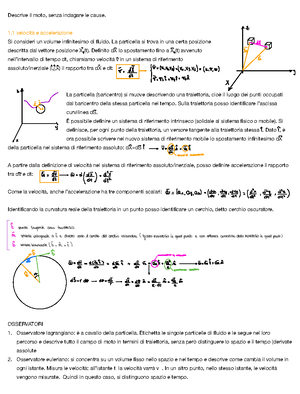 [Solved] cosa sono le equazioni di navier stokes per i fluidi ...