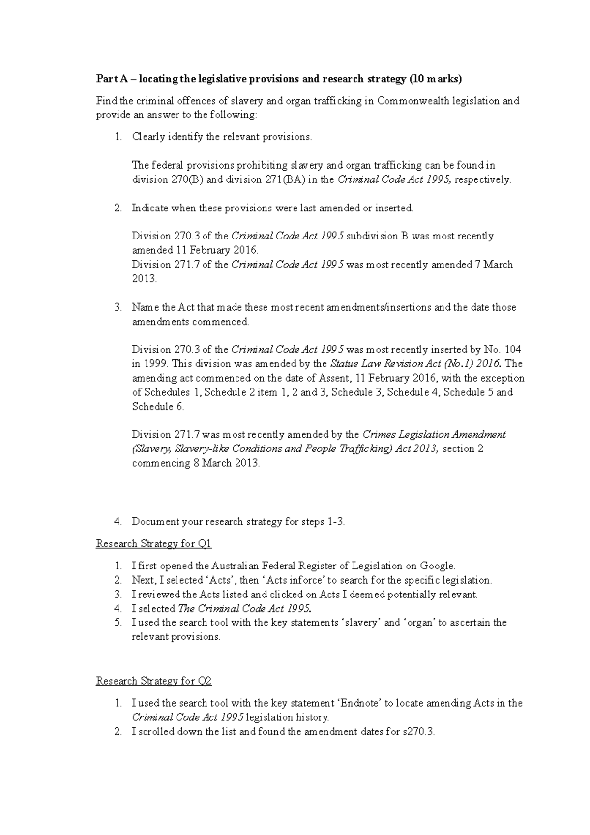 Statutory Interpretation final - Part A – locating the legislative ...