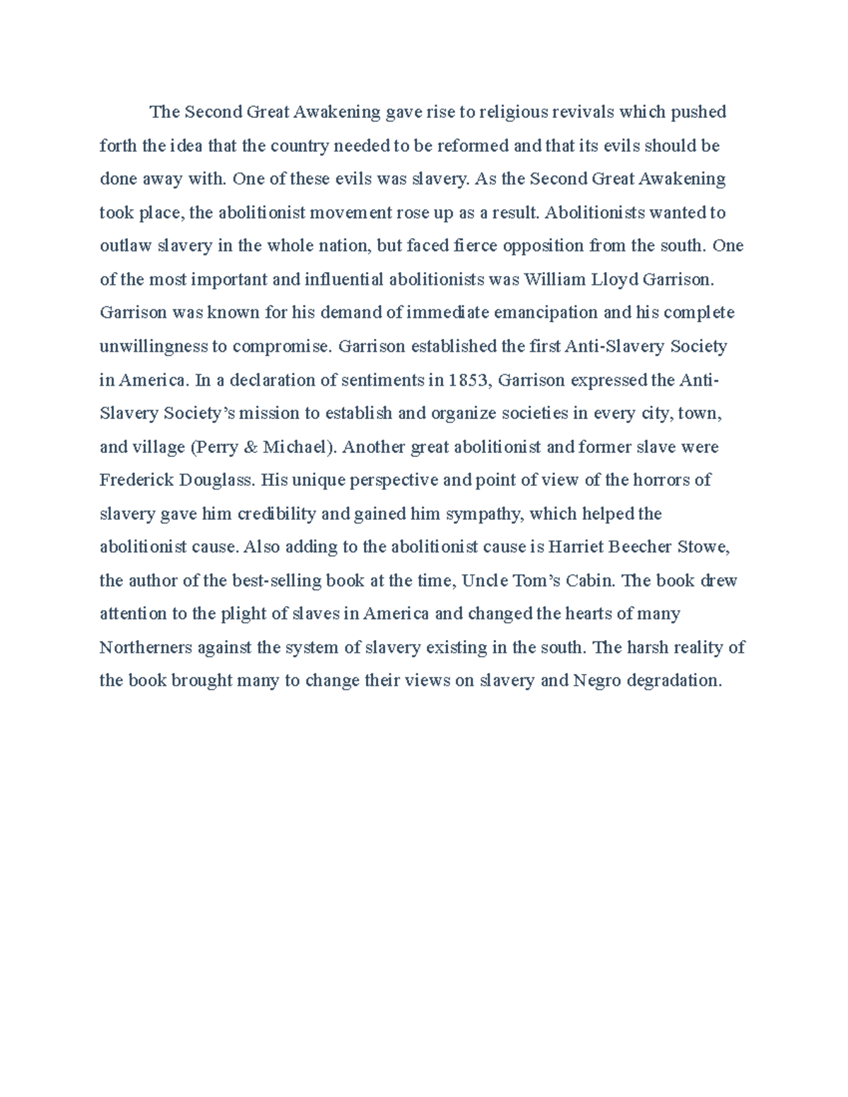 36s abolition movement history - The Second Great Awakening gave rise ...