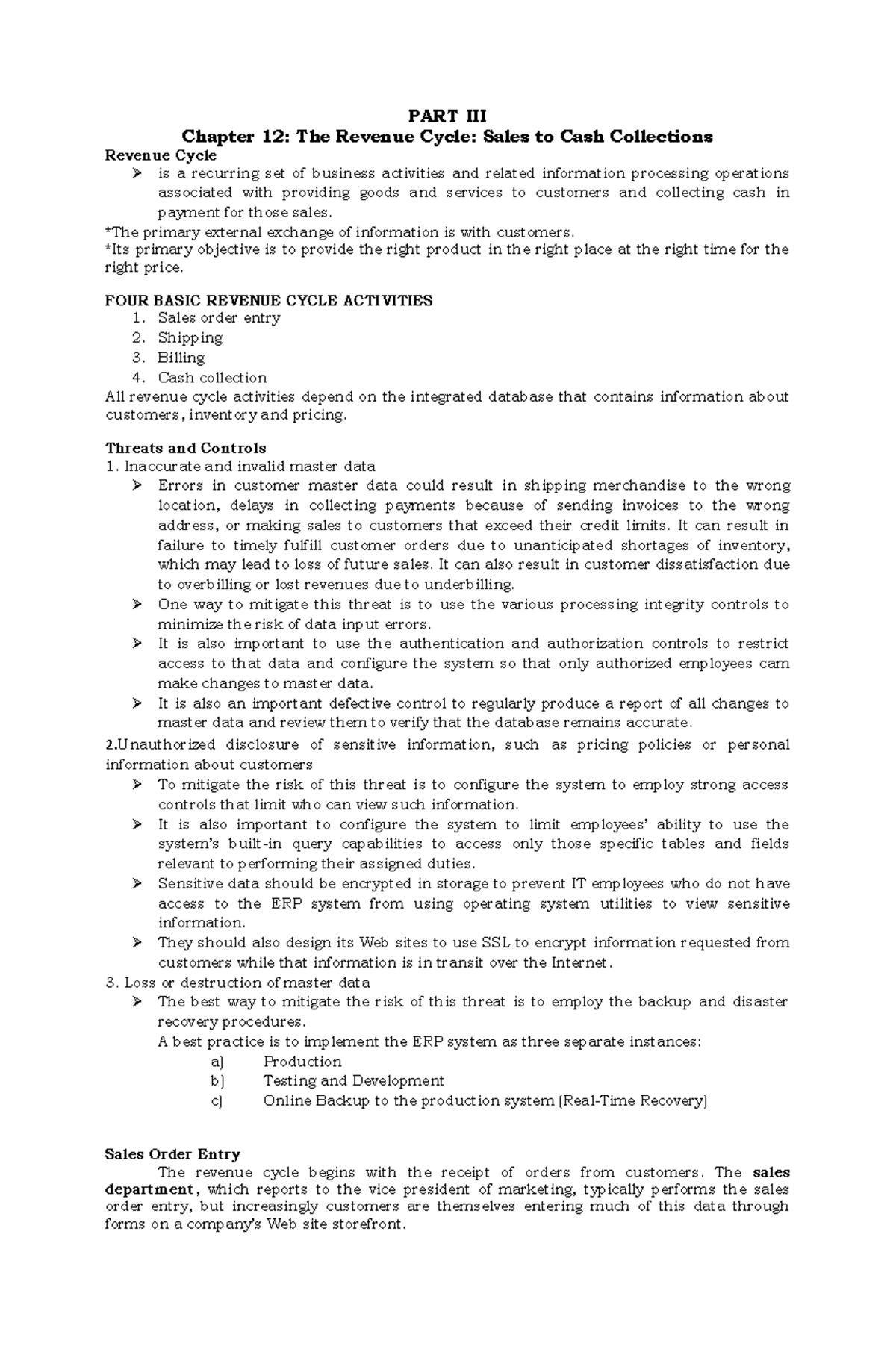 Chapter 12 - Copy Consolidated copy acctg information system - PART III ...