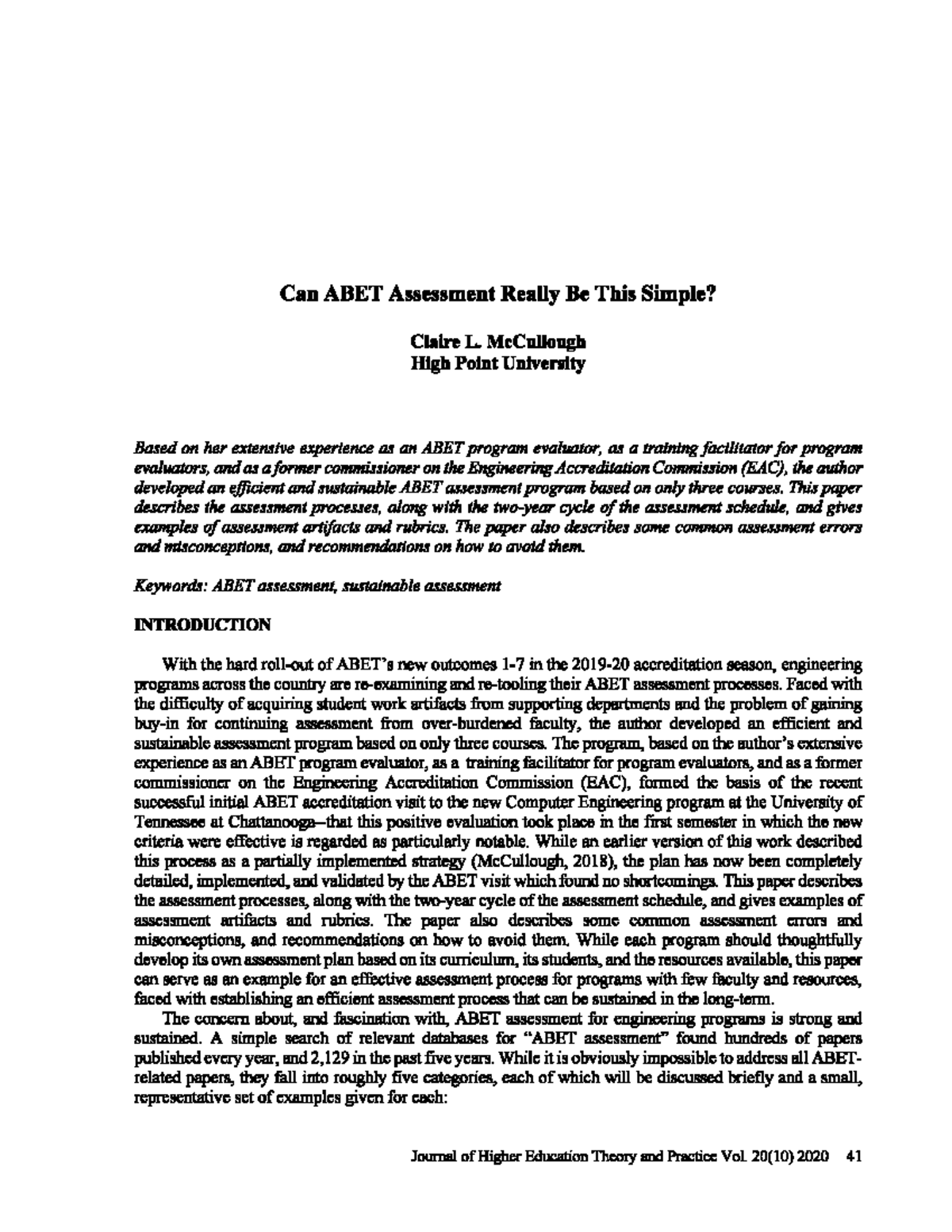 Can ABET assessment really be simple Important - Essential Softskills ...