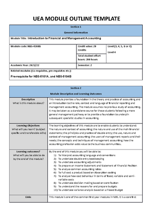 NBS 4929 Module Handbook - 2021-22 - UEA MODULE OUTLINE TEMPLATE ...